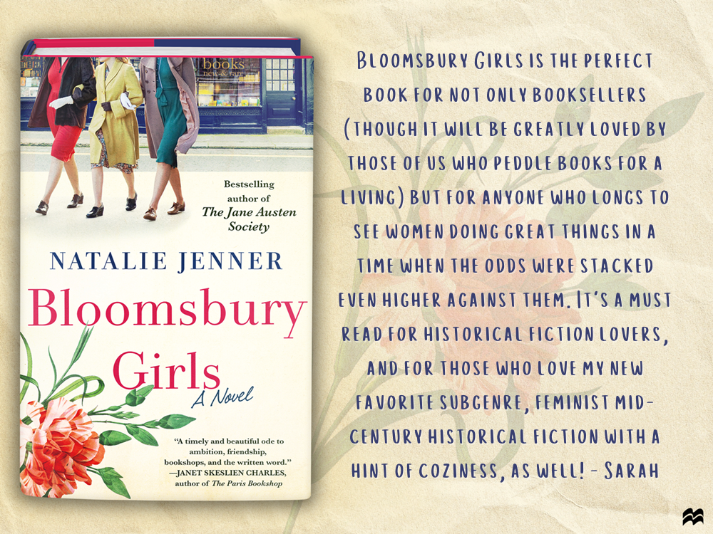 Bloomsbury Girls by Natalie Jenner – Celebration of Books