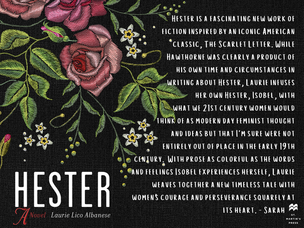 Hester by Laurie Lico Albanese – Celebration of Books